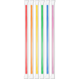 10in Individually Wrapped Kurly Straw 20/100pk